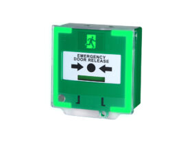 12V to 24V resettable manual call point for emergency and fire use