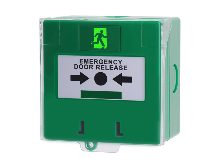12V to 24V resettable manual call point for emergency and fire use